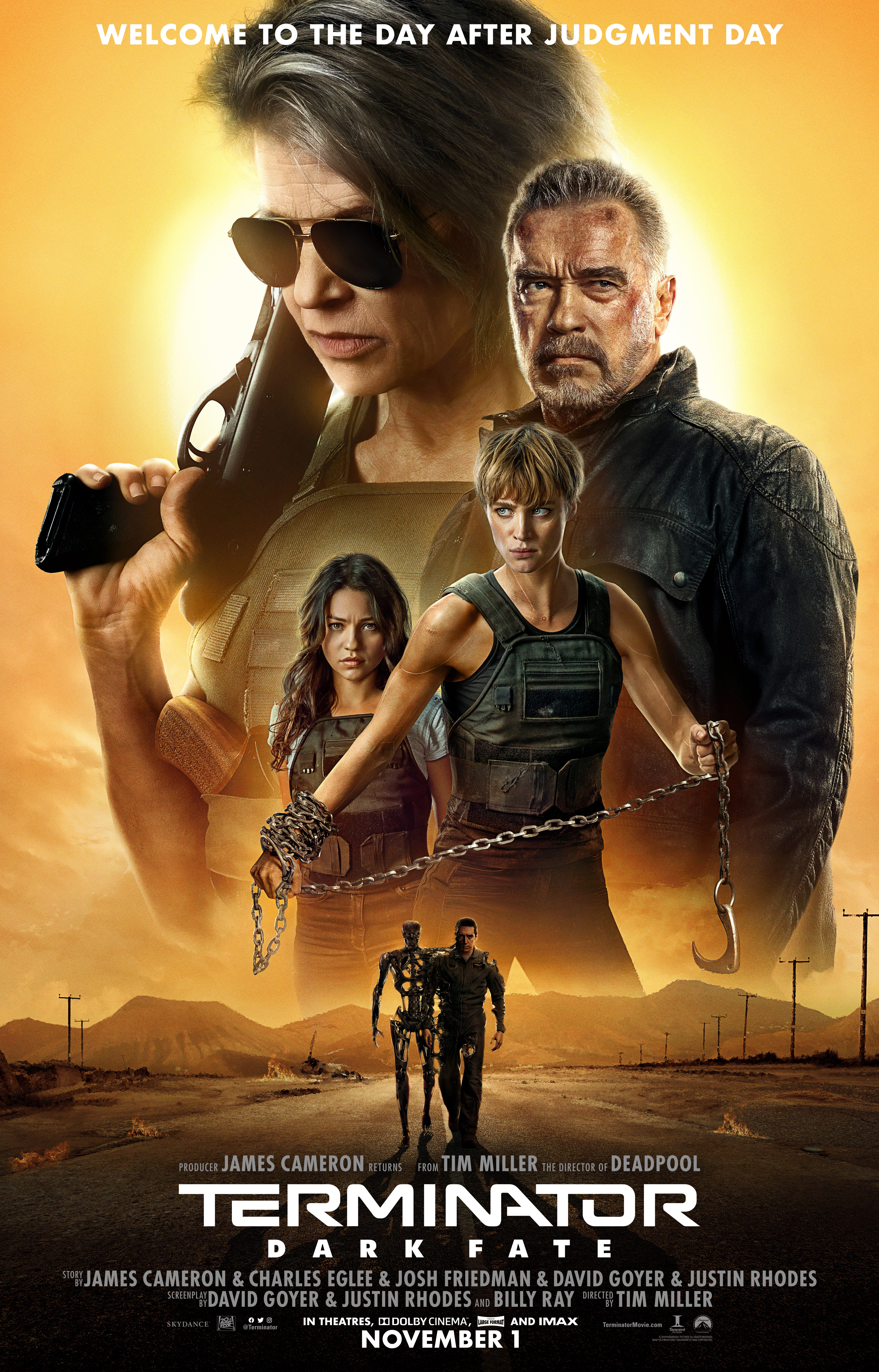 Terminator: Dark Fate (2019) - Arnold Schwarzenegger, Linda Hamilton ...